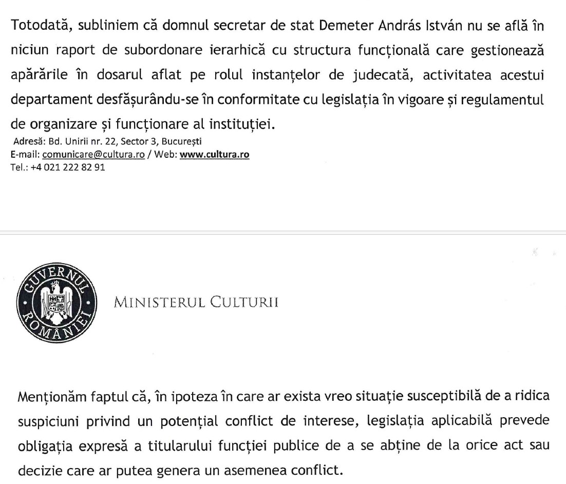 András Demeter, viitorul ministru al Culturii, se află în proces cu ...
